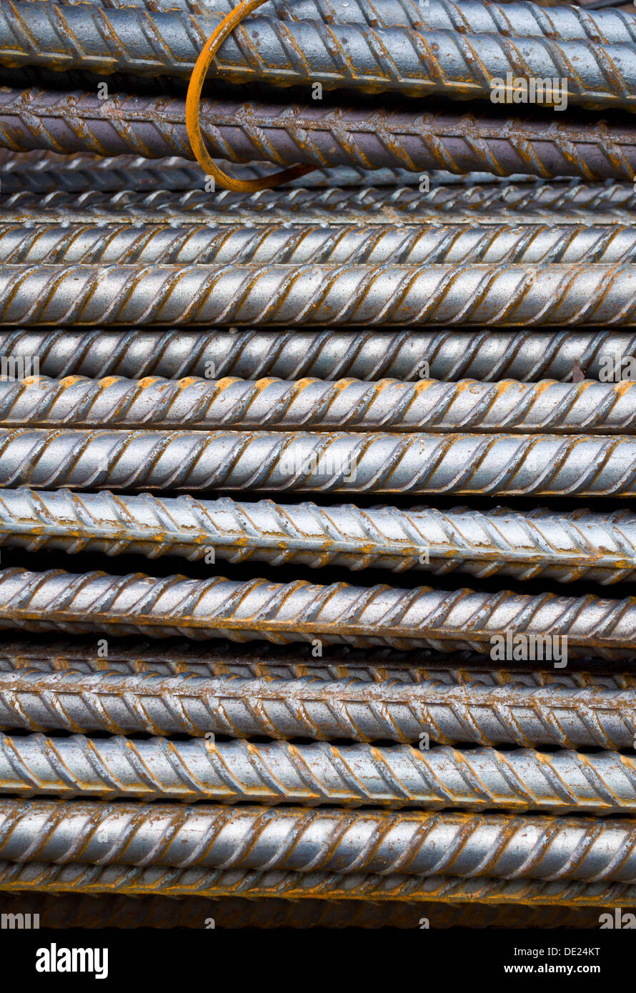 metal rod for construction background Stock Photo - Alamy