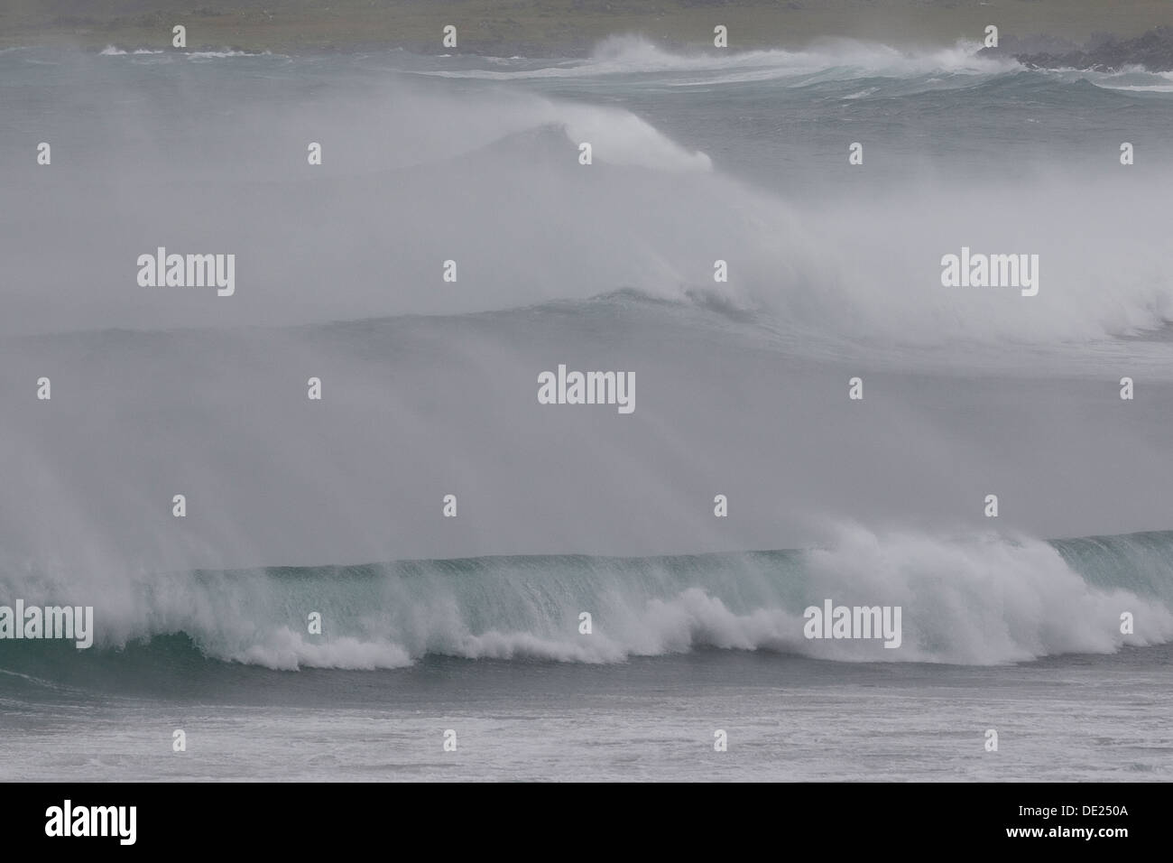 ocean, sea, breakers, surge, breakwater, waves, Brandung, starker ...