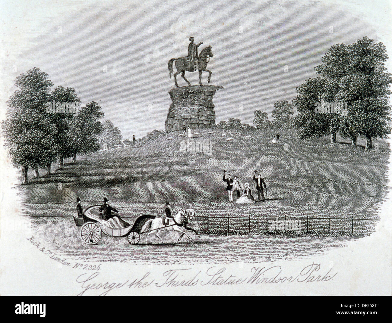 Equestrian statue of King George III, Snow Hill, Windsor Great Park ...