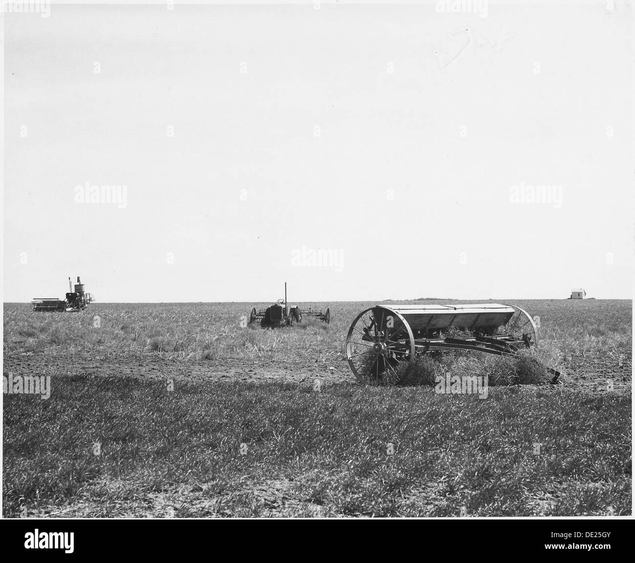 Haskell County, Kansas. Machinery is seldom housed. Sometimes it is not ...