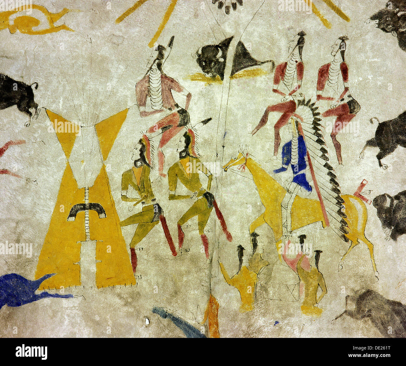 Hide painting native american hi-res stock photography and images - Alamy