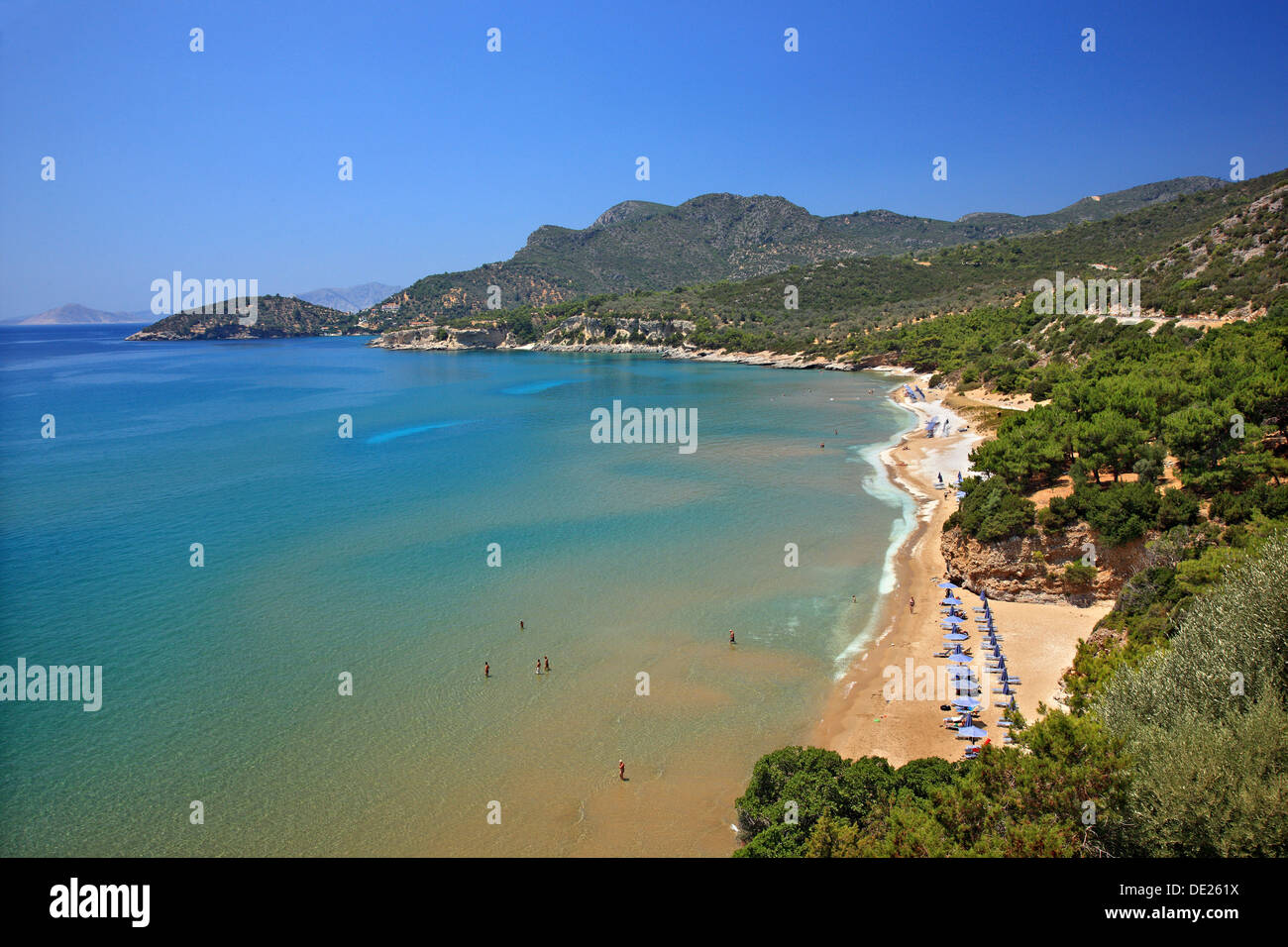 Psili Ammos beach, right next to Kambos (of Marathokambos) village ...