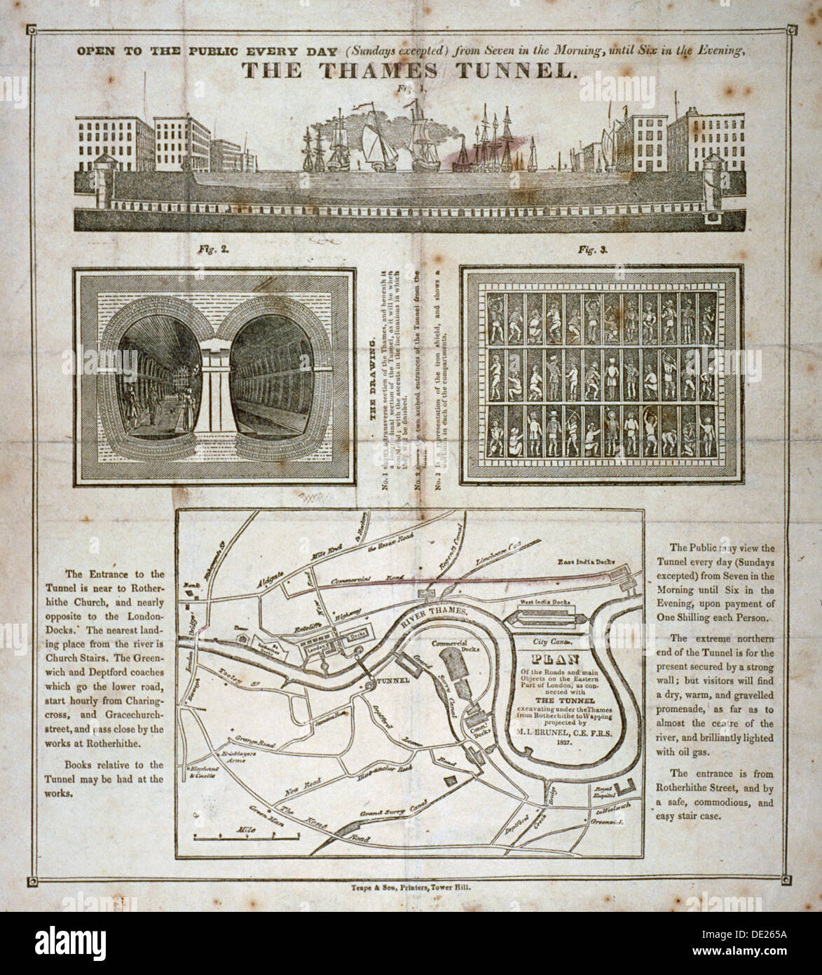 Thames tunnel cross section hi-res stock photography and images - Alamy