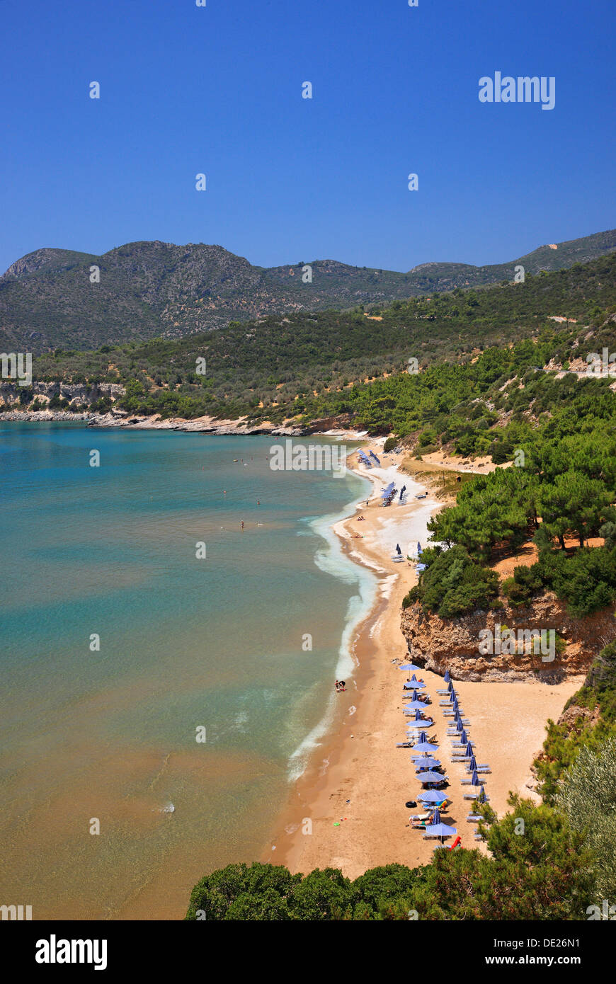 Psili Ammos beach, right next to Kambos (of Marathokambos) village ...