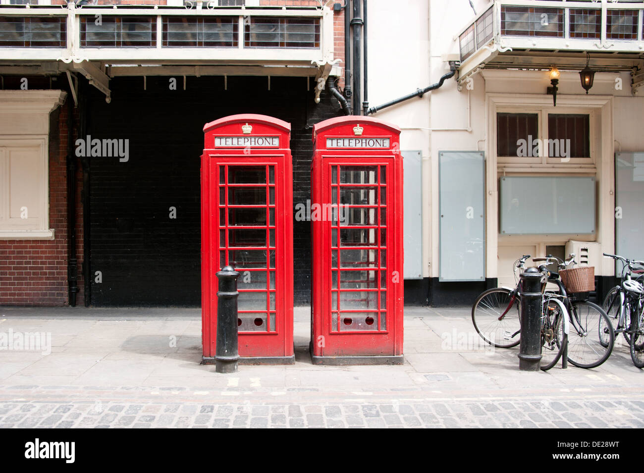 Soho red phone boxes hi-res stock photography and images - Alamy