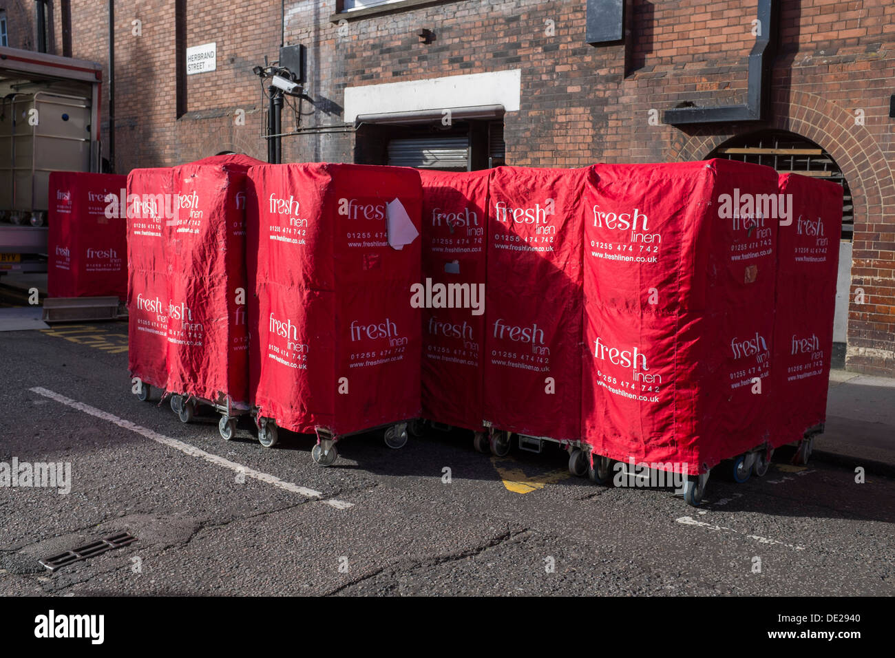 Hotel Linen Delivery Stock Photo - Alamy