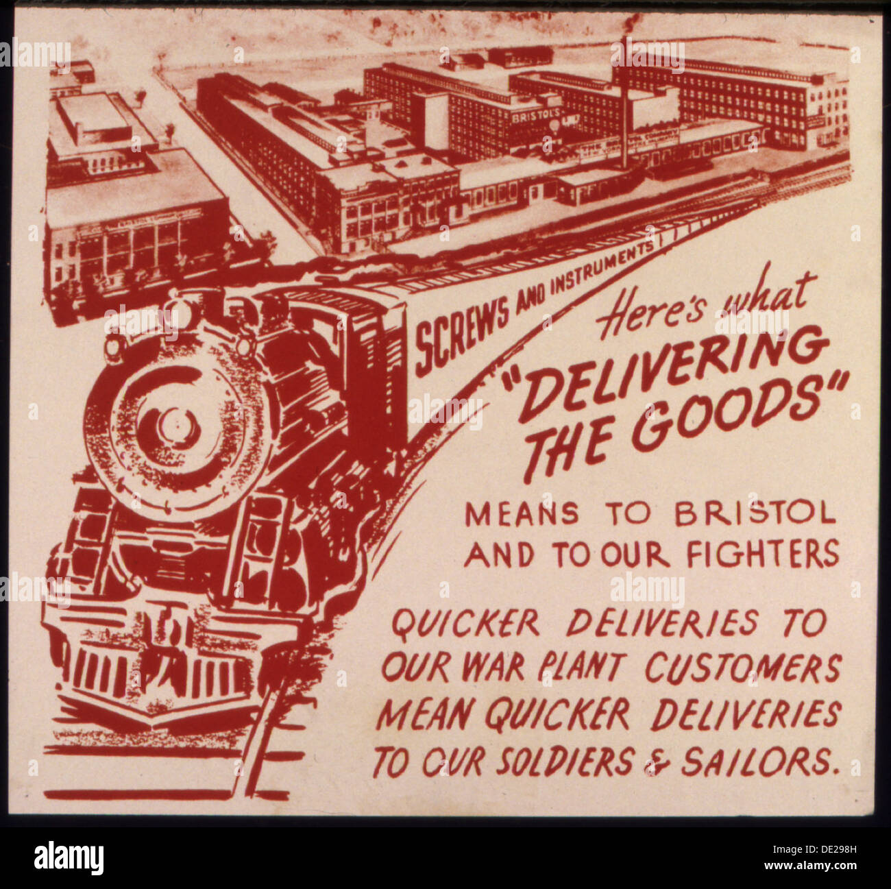 This World War II propaganda poster explains the vital role of Bristol ...