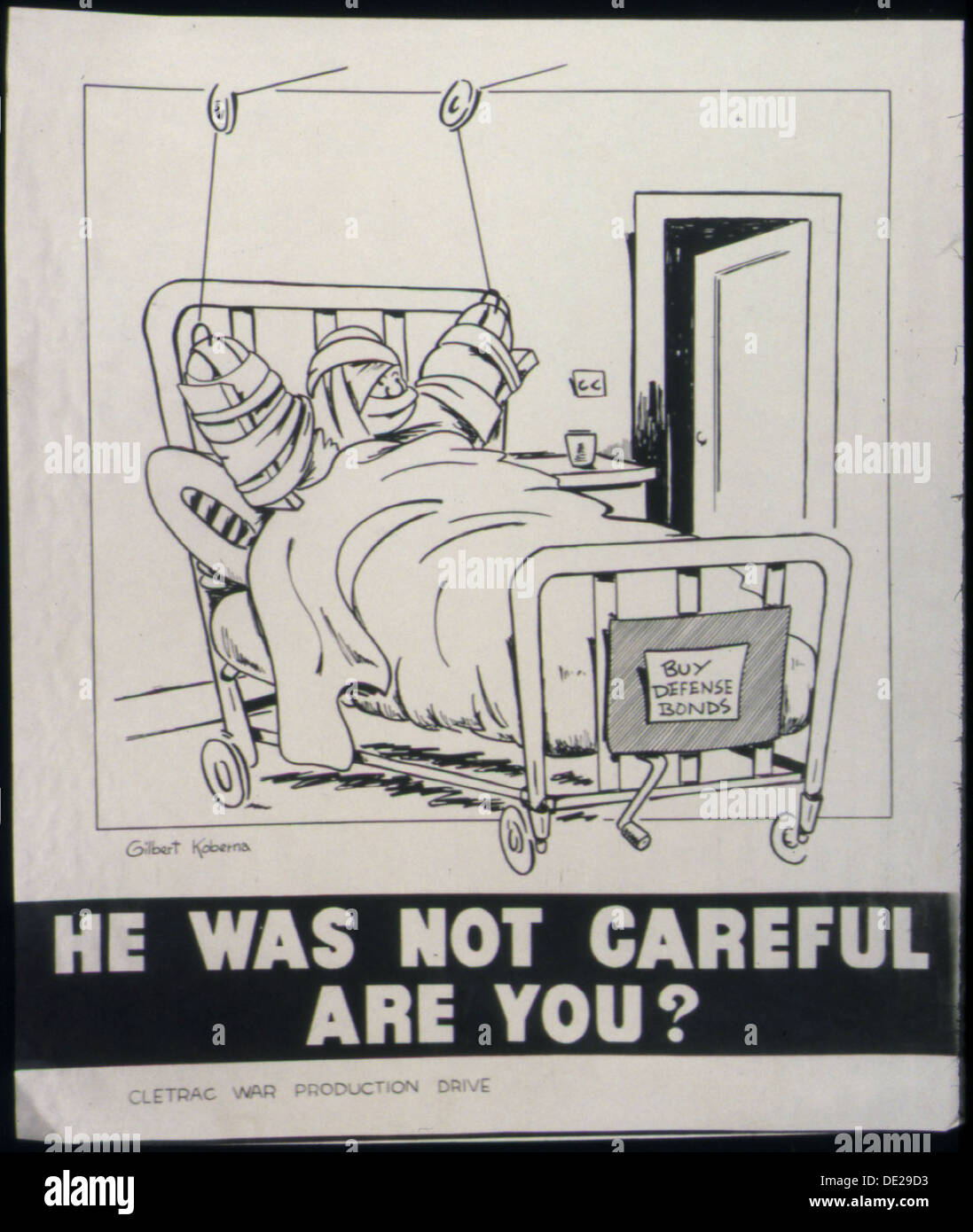 This World War II propaganda poster serves as a cautionary message ...