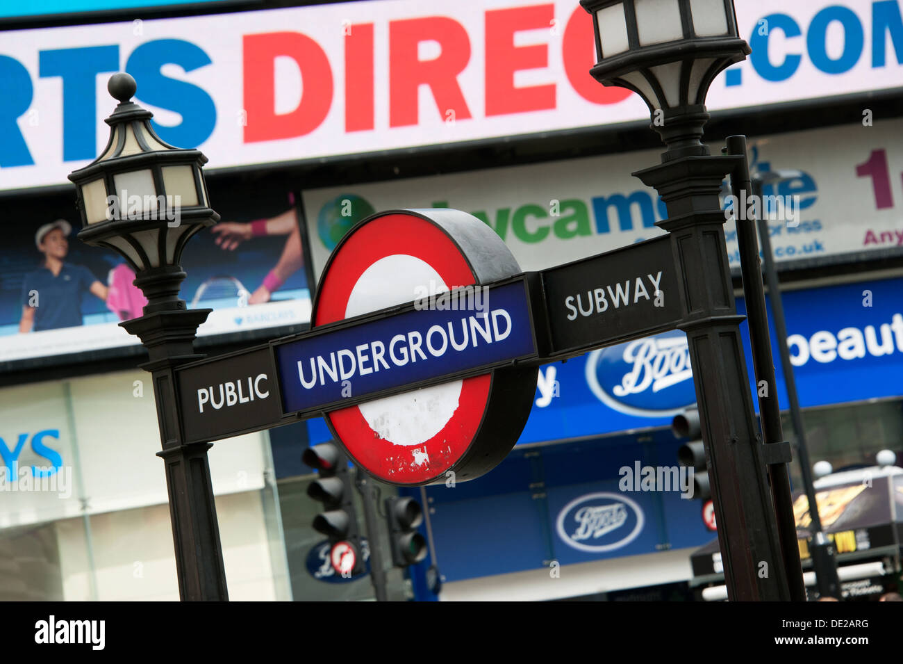 Piccadilly Circus, Underground, Subway Stock Photo - Alamy