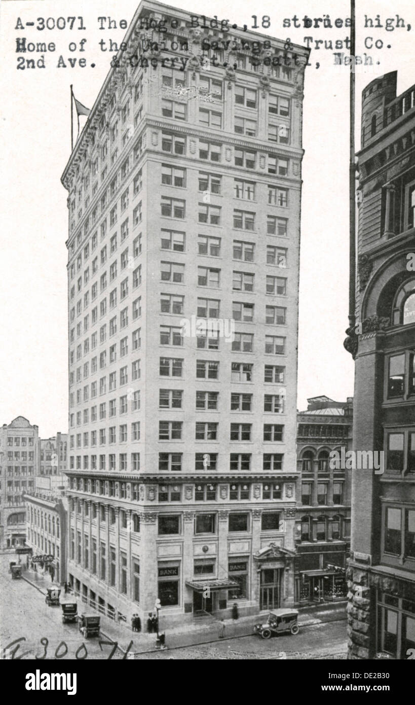 The Hoge Building, Seattle, Washington, USA, 1911. Artist: Unknown ...