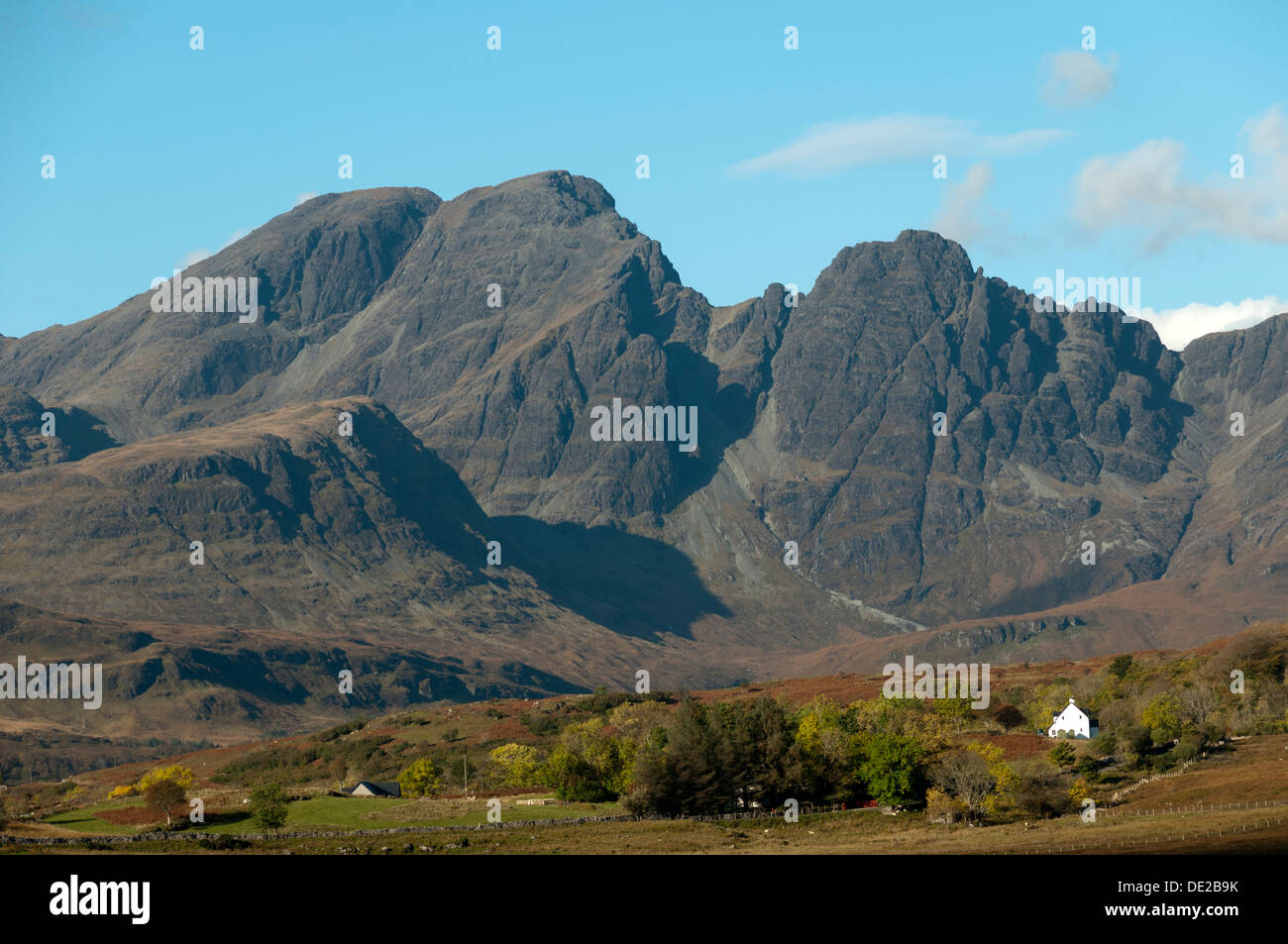 Bla Bheinn (Blaven) and Clach Glas from Torrin, Isle of Skye, Scotland ...