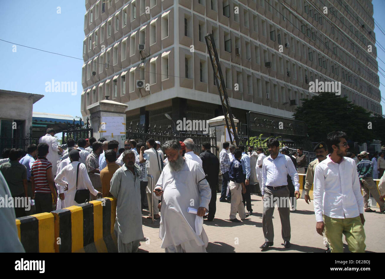 Custom agents are protesting during strike called by Customs Clearance ...