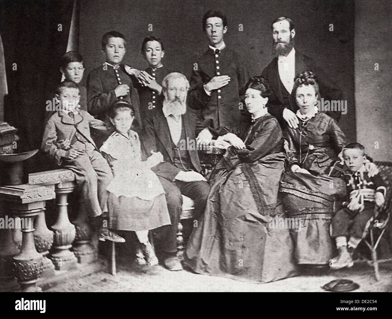 The family of Russian author and playwright Anton Chekhov, Taganrog ...