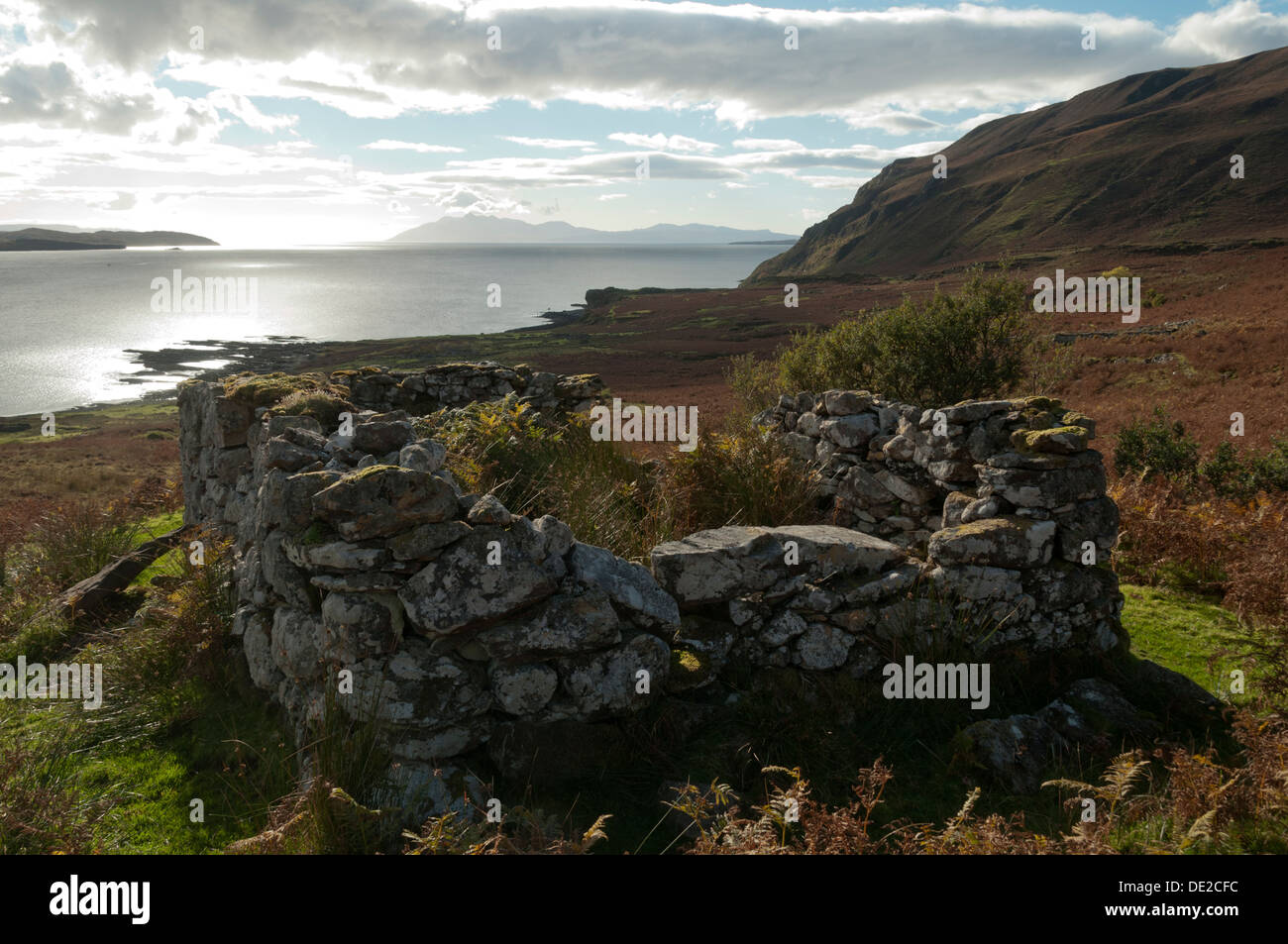 Boreraig ruined village hi-res stock photography and images - Alamy