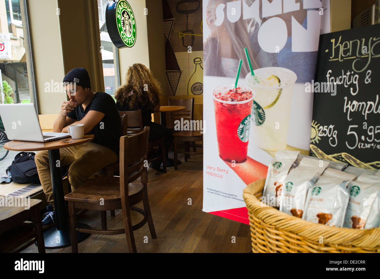 Starbucks Cafe Stuttgart Baden-Wuerttemberg Germany Stock Photo - Alamy