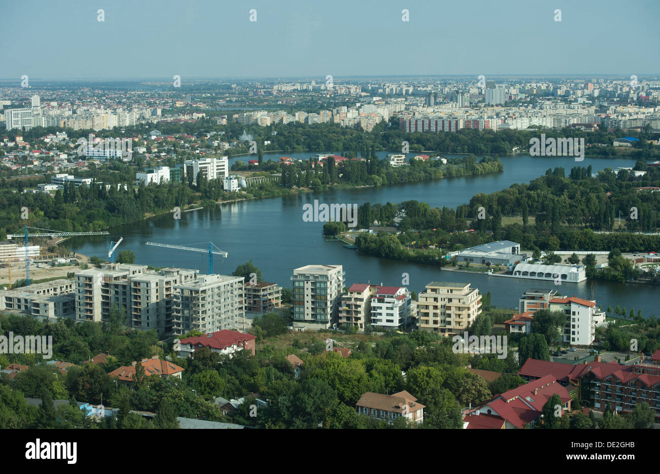 Aerial view of bucharest architecture hi-res stock photography and ...