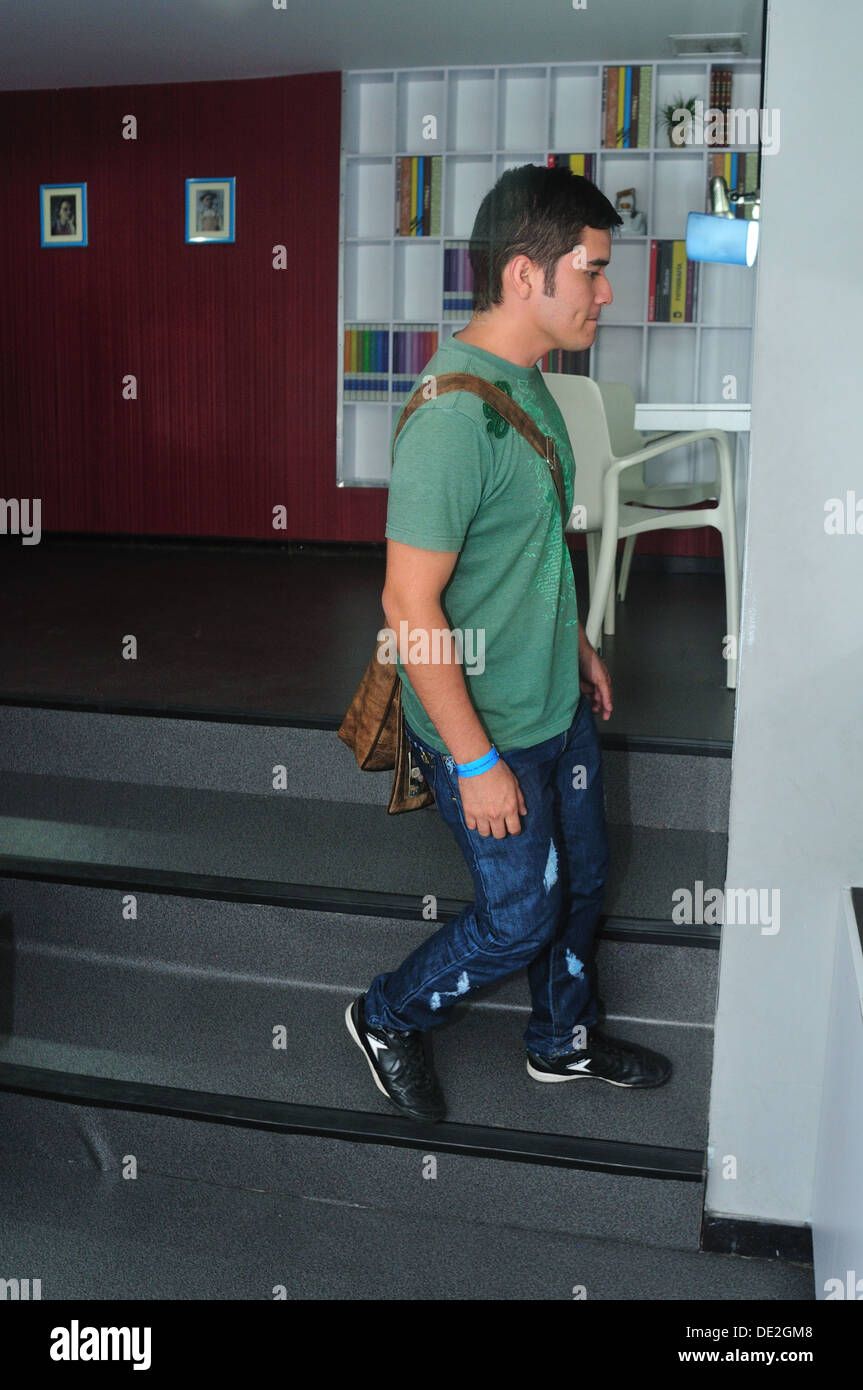 Tilted room , Parque Explora in MEDELLIN .Department of Antioquia ...