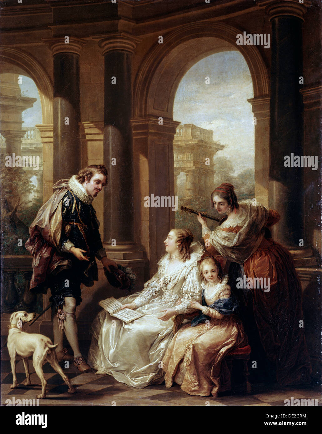 'The Spanish Concert', 1754. Artist: Carle van Loo Stock Photo - Alamy
