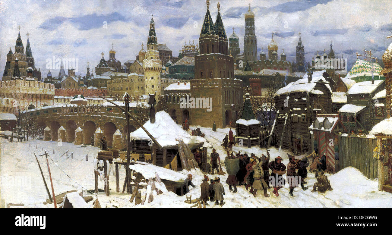 Moscow in the 17th century hi-res stock photography and images - Alamy