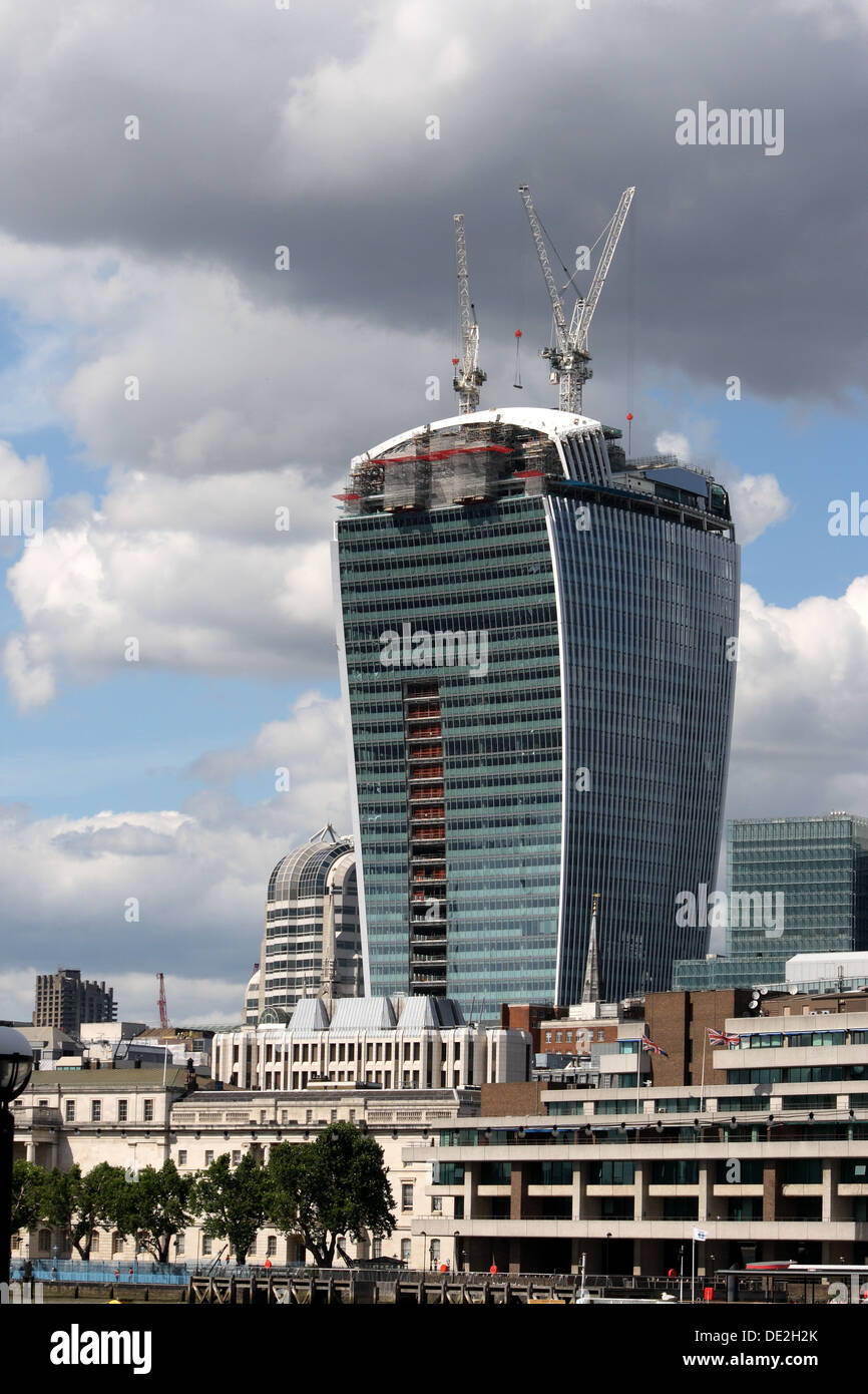 Also known as the walkie talkie building hi-res stock photography and ...