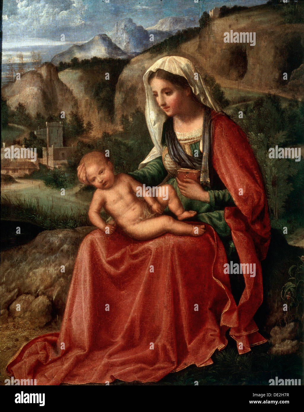 Virgin child female saint hi-res stock photography and images - Alamy