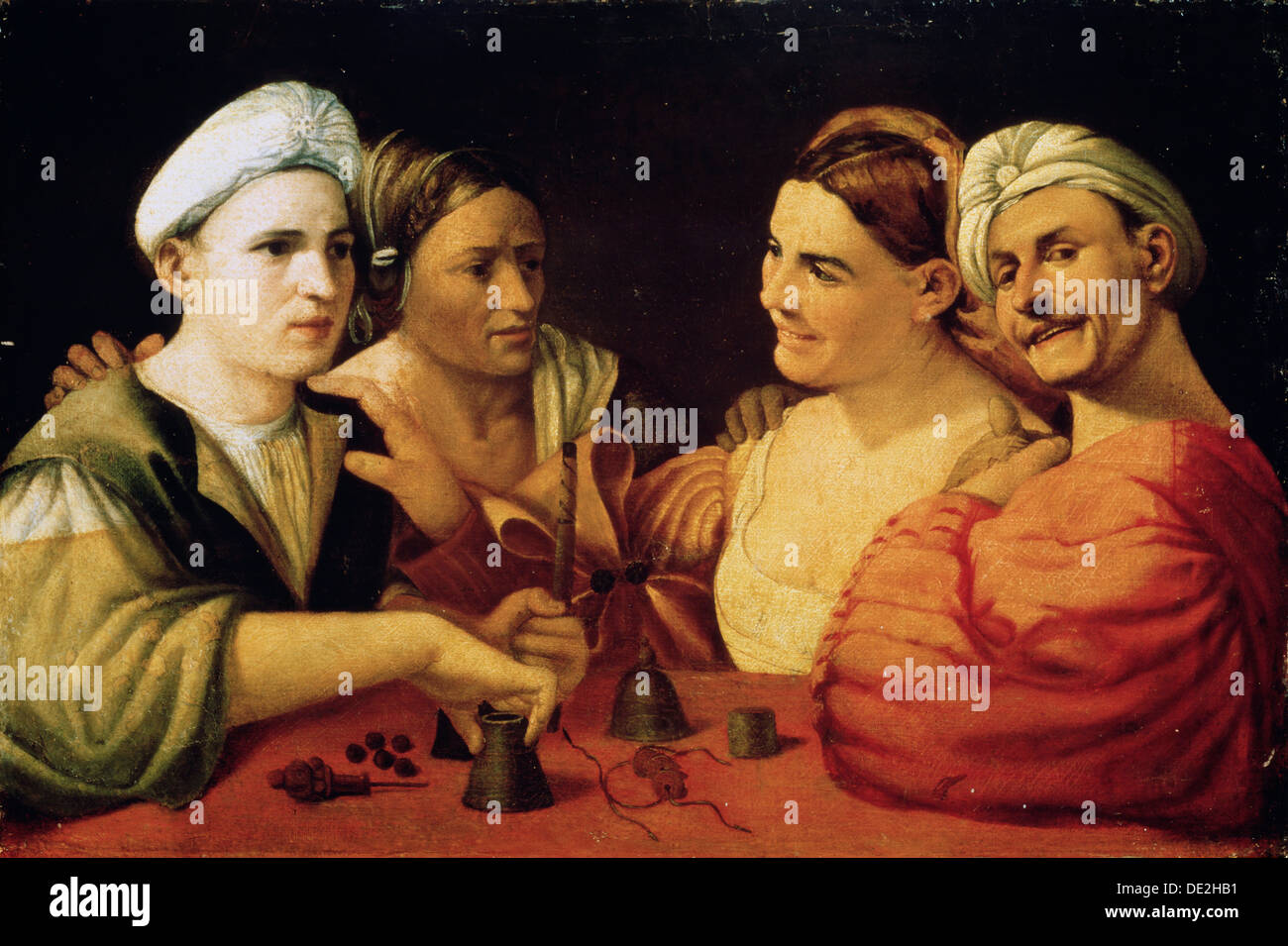 'Conjurers', 16th century. Artist: Dosso Dossi Stock Photo - Alamy