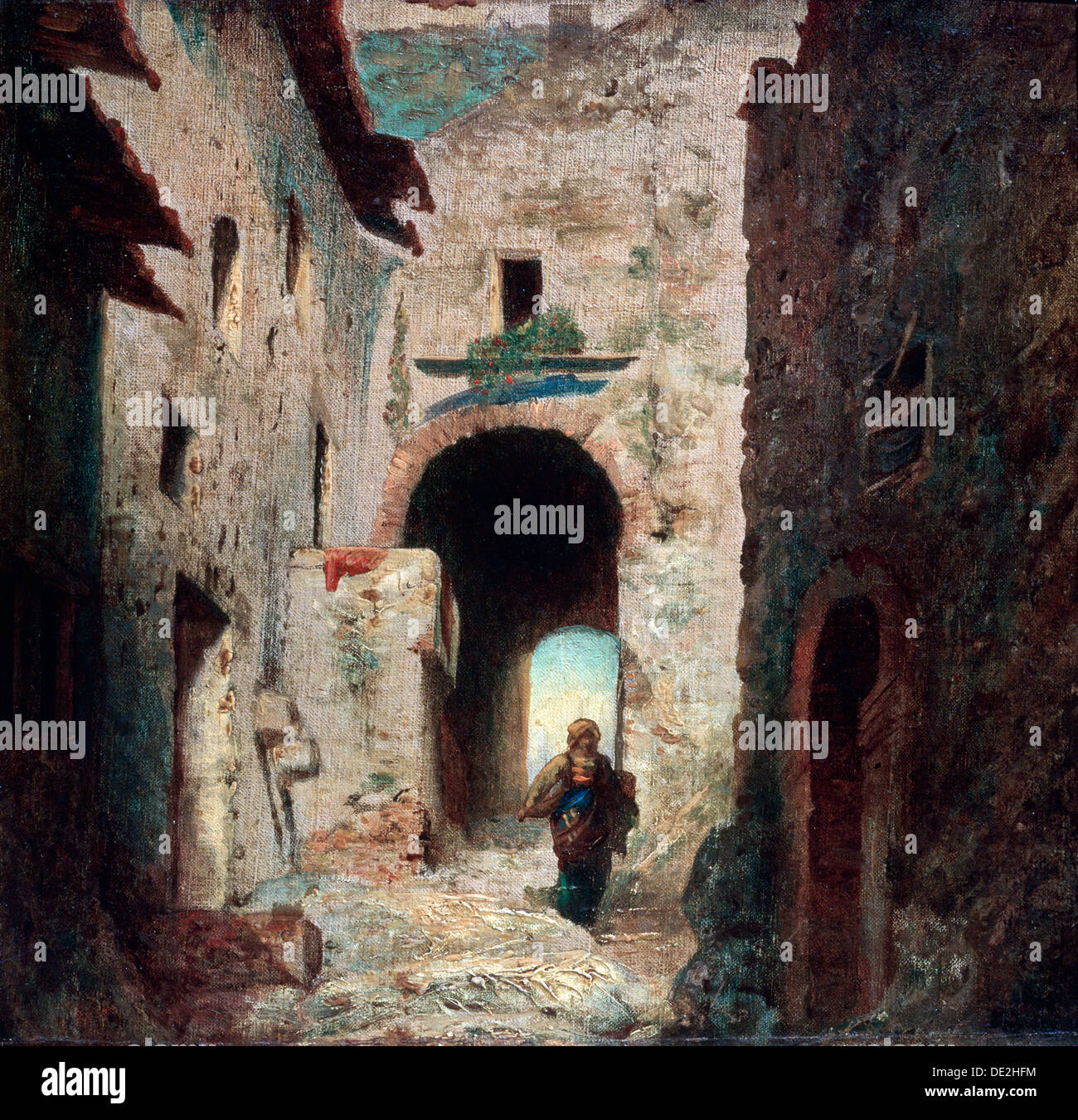 'The Moorish Gate', 1835. Artist: Eugene Isabey Stock Photo - Alamy