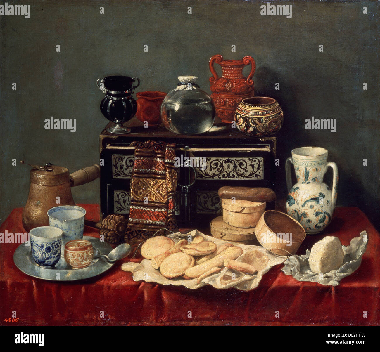 'Still Life with an Ebony Chest', 1652. Artist: Antonio Pereda y ...