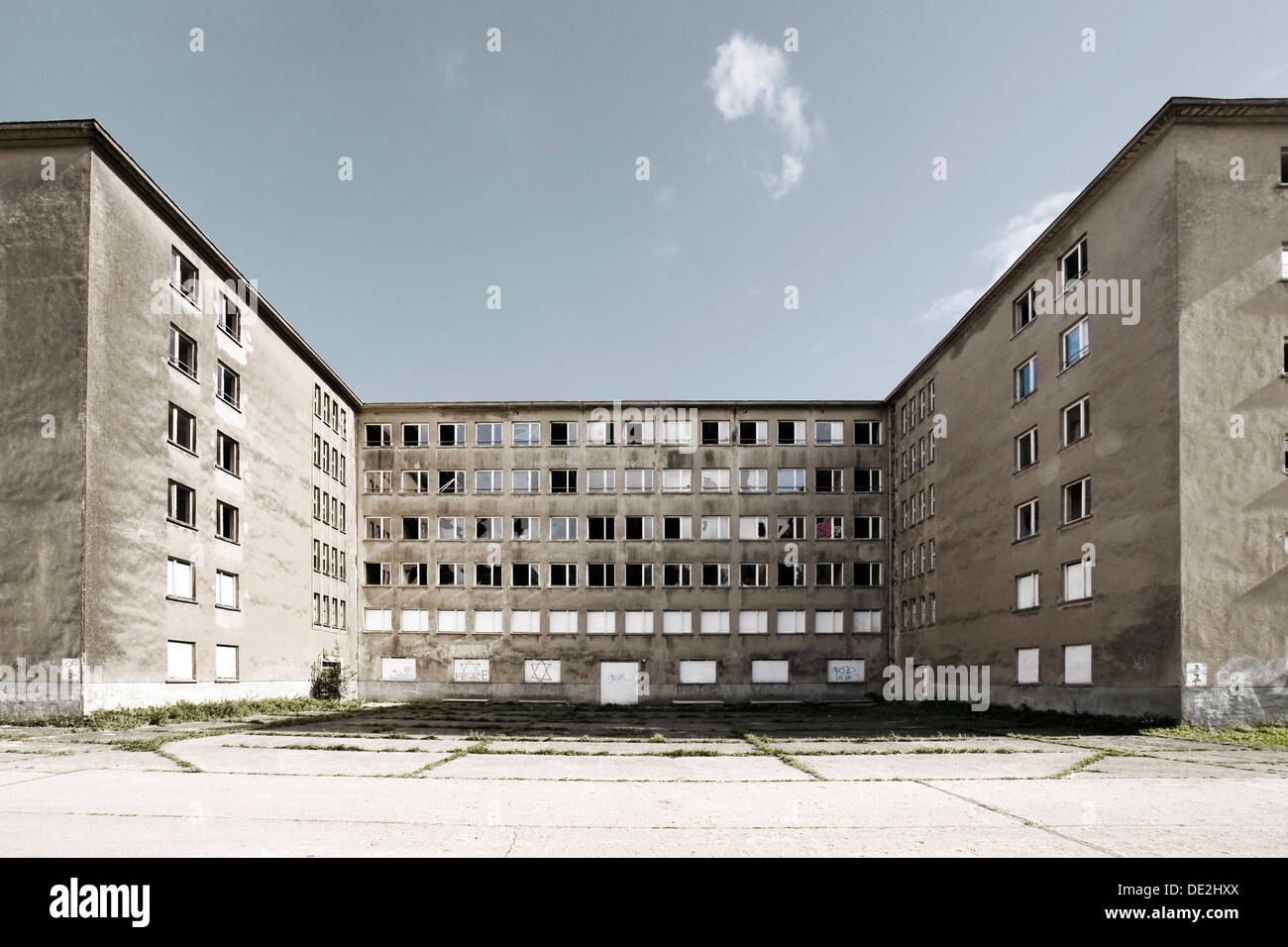 Prora building complex on Ruegen island, Mecklenburg-Western Pomerania ...