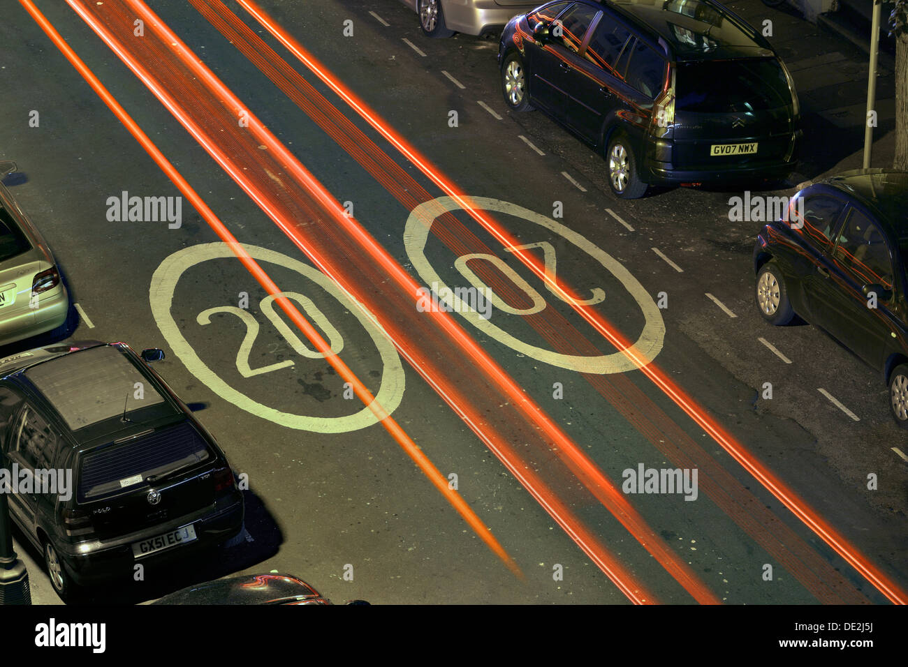 Cars passing sign High Resolution Stock Photography and Images - Alamy
