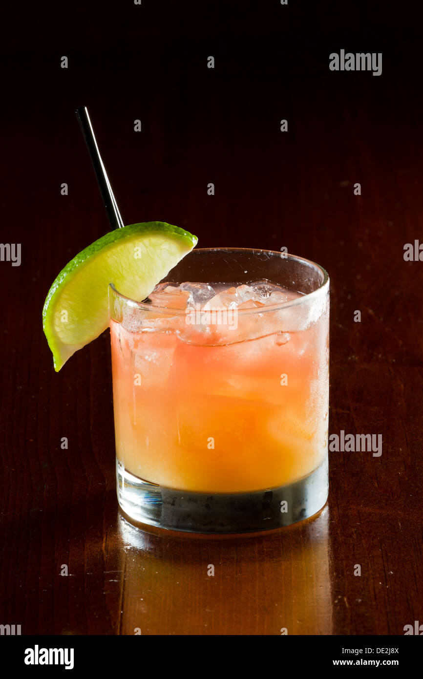 classic cocktail, madras, vodka cranberry and orange juice served in a ...