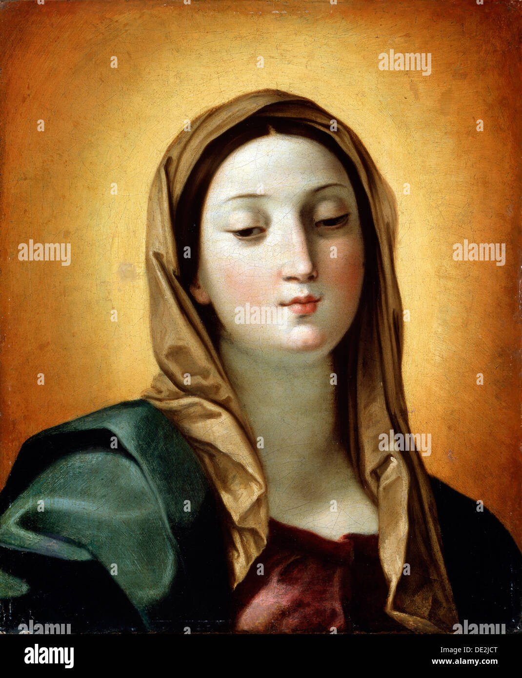 'The Virgin', late 16th or 17th century. Artist: Guido Reni Stock Photo ...