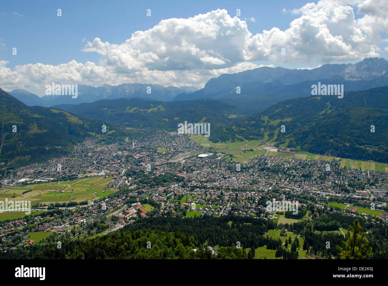 Aerial shots of garmisch partenkirchen hi-res stock photography and ...