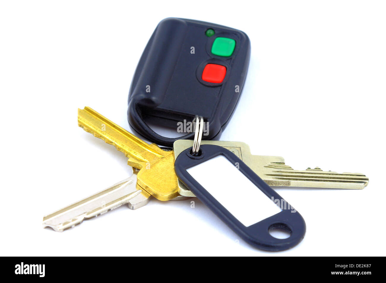 Keys with remote Stock Photo - Alamy