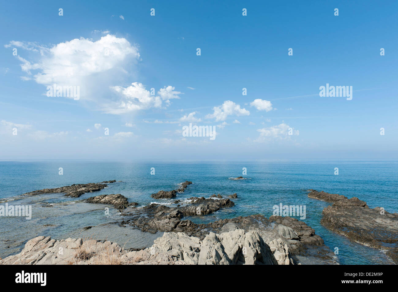 Rugged coastline, rugged limestone cliffs, Triopetra, Agios Pavlos ...