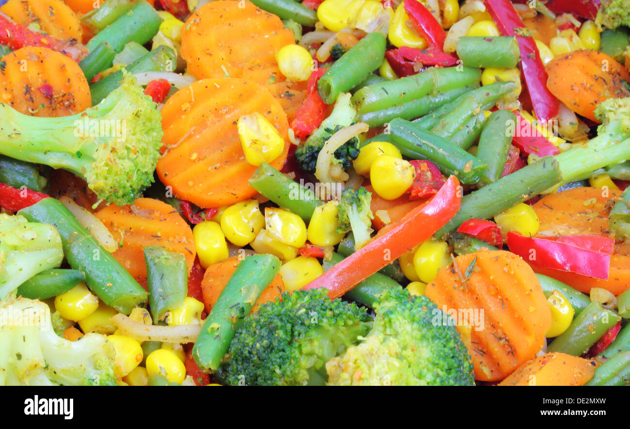 Stir fried vegetable with pepper hi-res stock photography and images ...