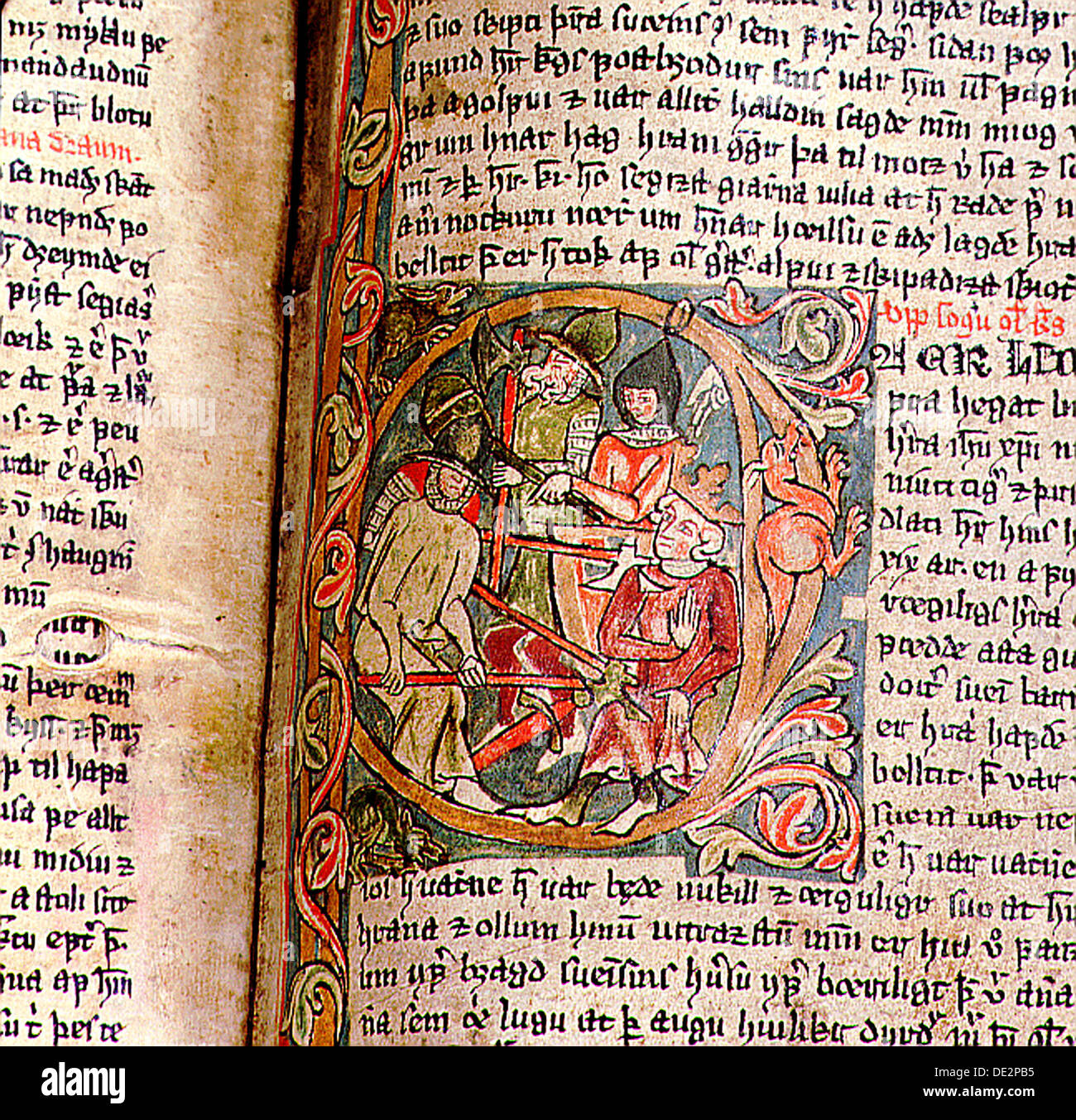 Viking battle manuscript hi-res stock photography and images - Alamy