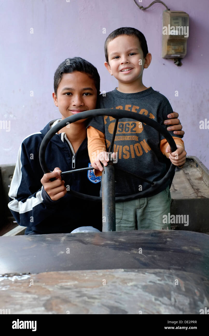 Four step brothers hi-res stock photography and images - Alamy