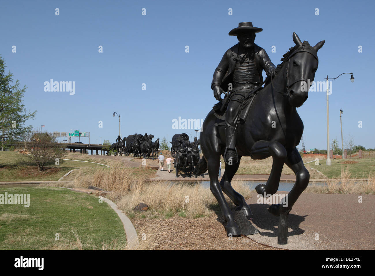 Oklahoma city land run hi-res stock photography and images - Alamy