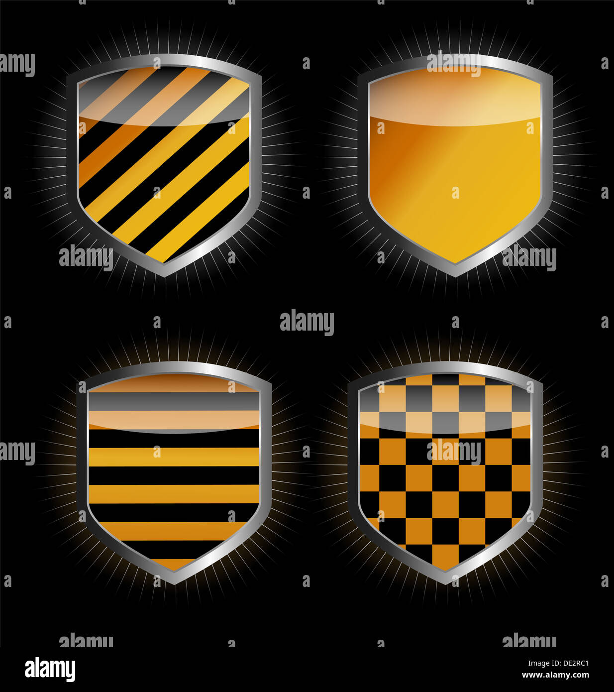 Protect shield vector illustration Stock Photo - Alamy