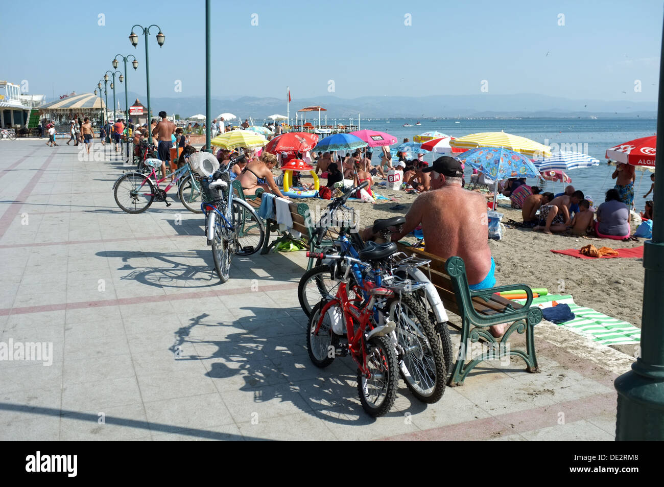 Free local beach in a City Stock Photo - Alamy