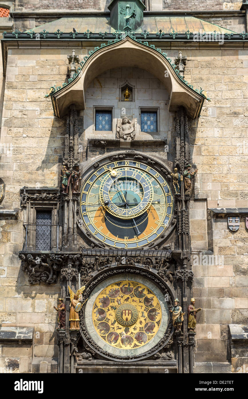 Astronomical clock in Prague Stock Photo - Alamy
