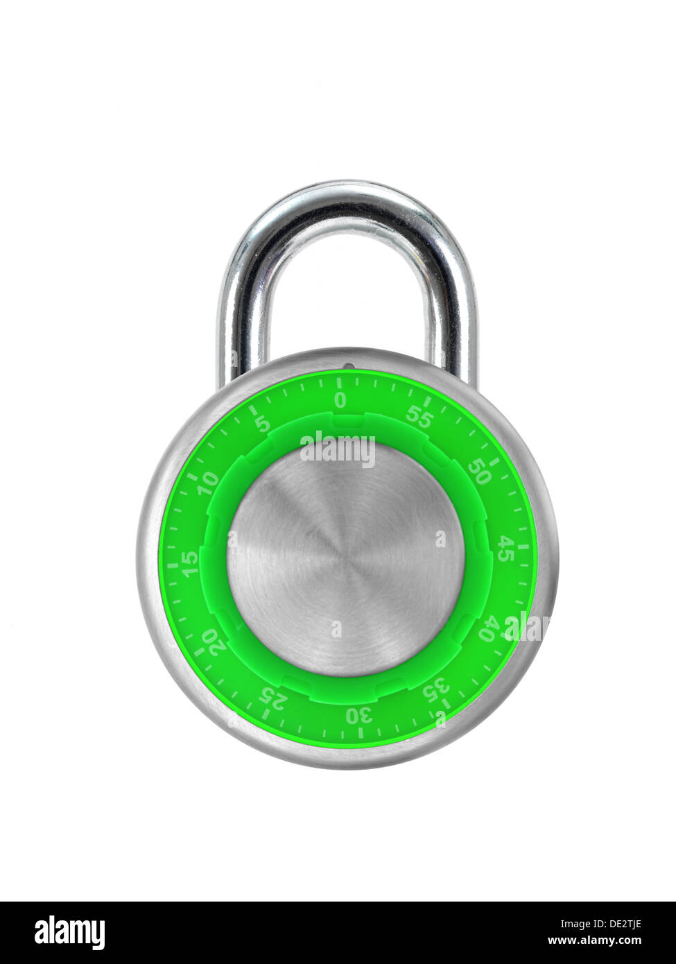 A Combination padlock isolated against a white background Stock Photo ...