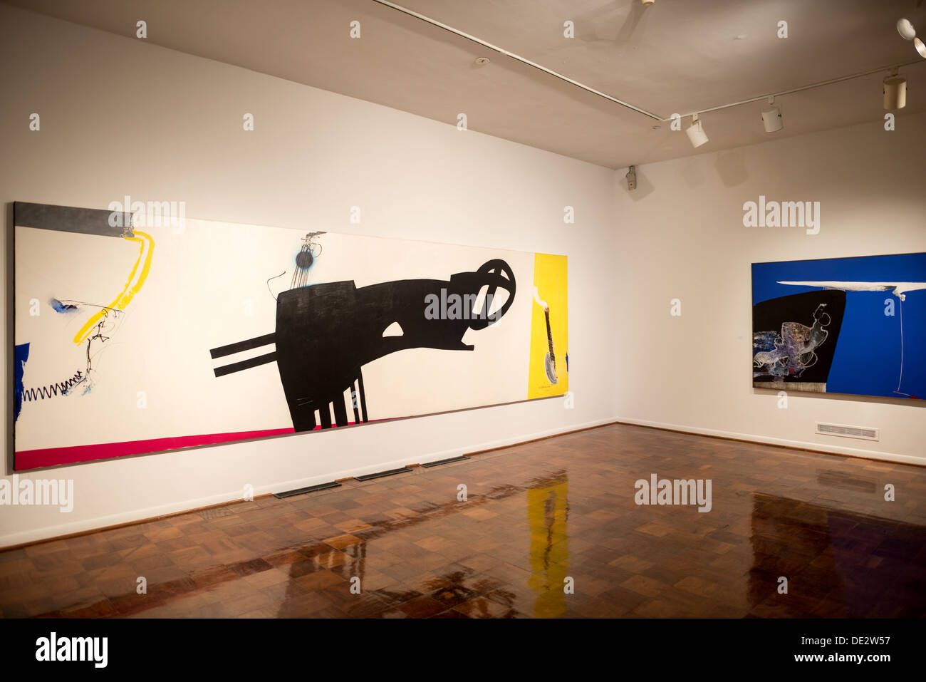 WASHINGTON DC — "Untitled" (1980) by Manabu Mabe, a Japanese-Brazilian ...