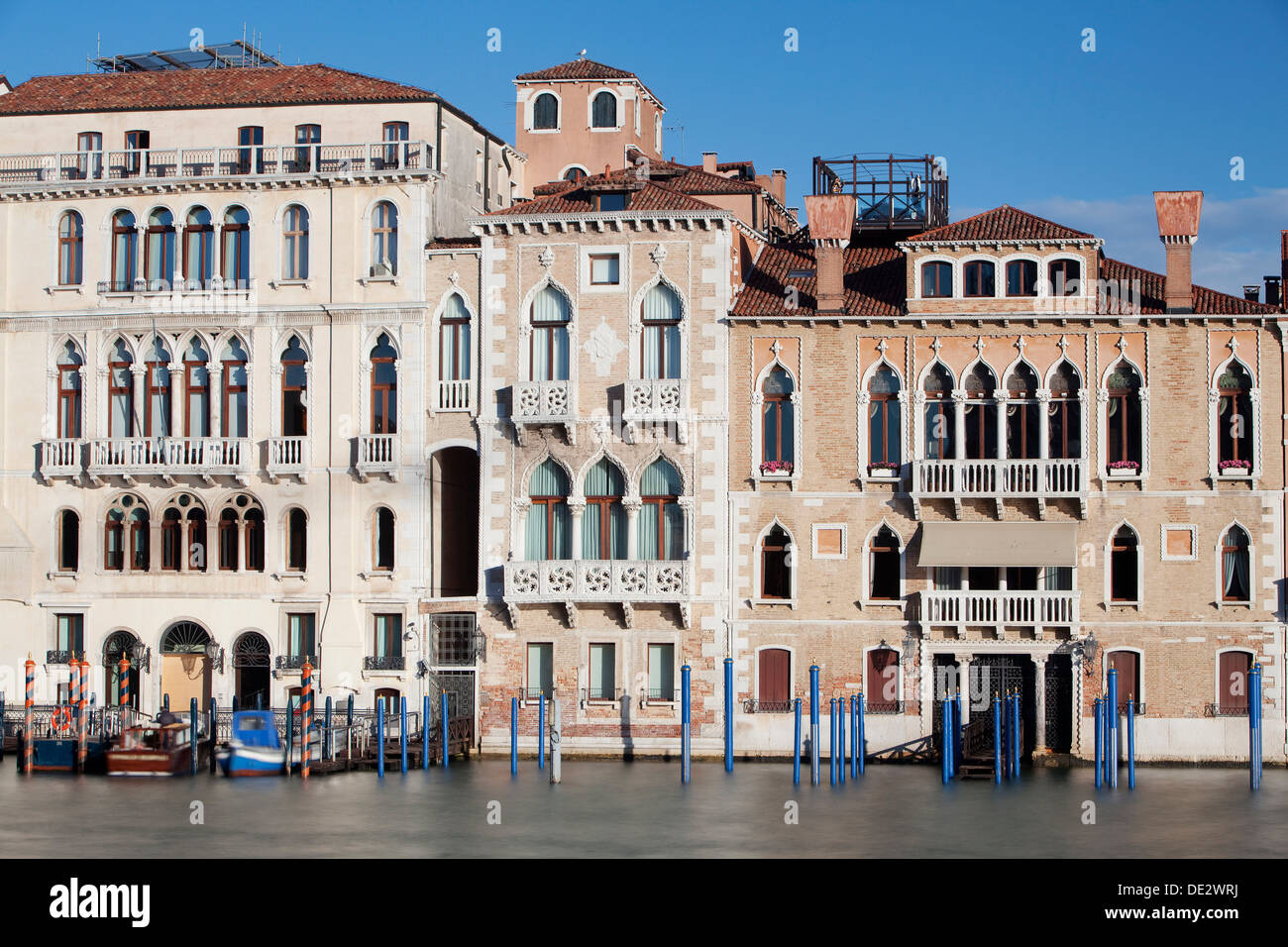 Houses on the Grand Canal, Canal Grande, Venice, Venezien, Italy Stock ...