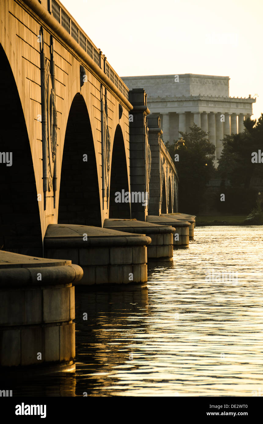 Washington dc usa memorial bridge hi-res stock photography and images ...