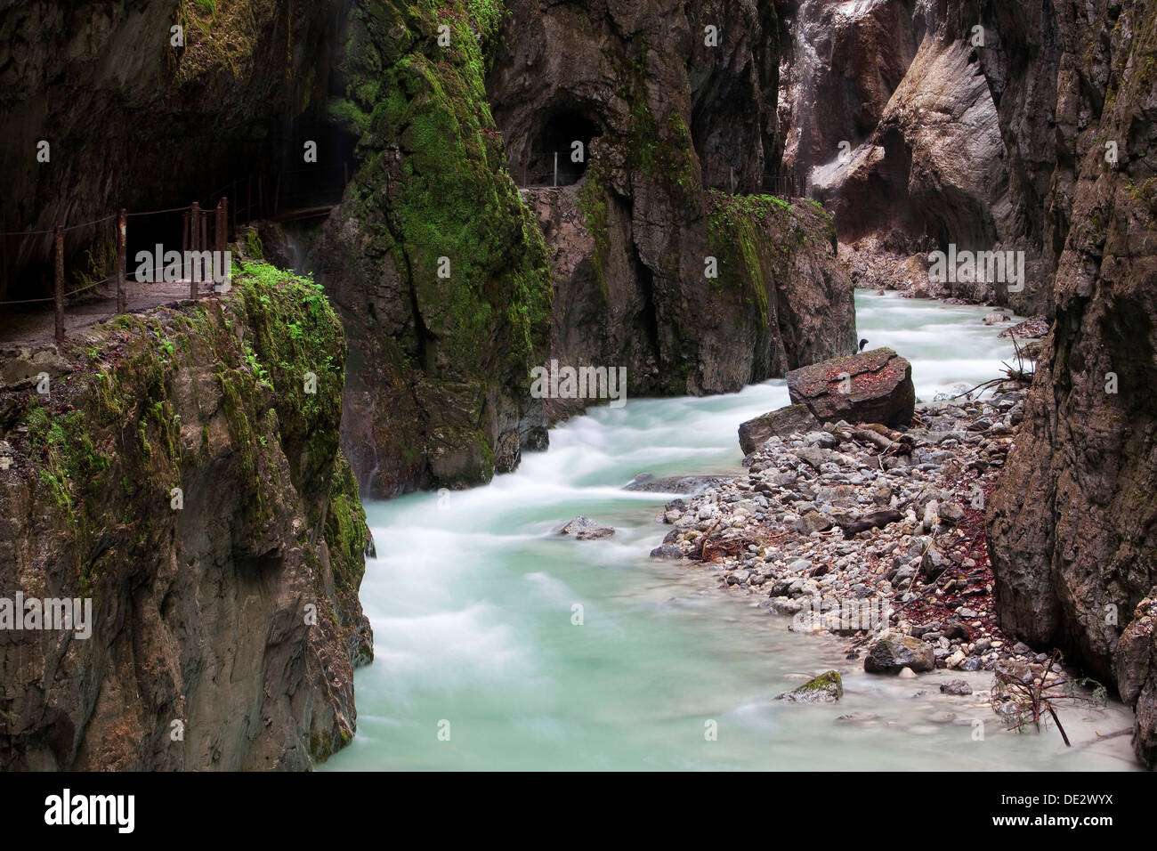 Partnach Gorge, Upper Bavaria, Bavaria, Germany Stock Photo - Alamy