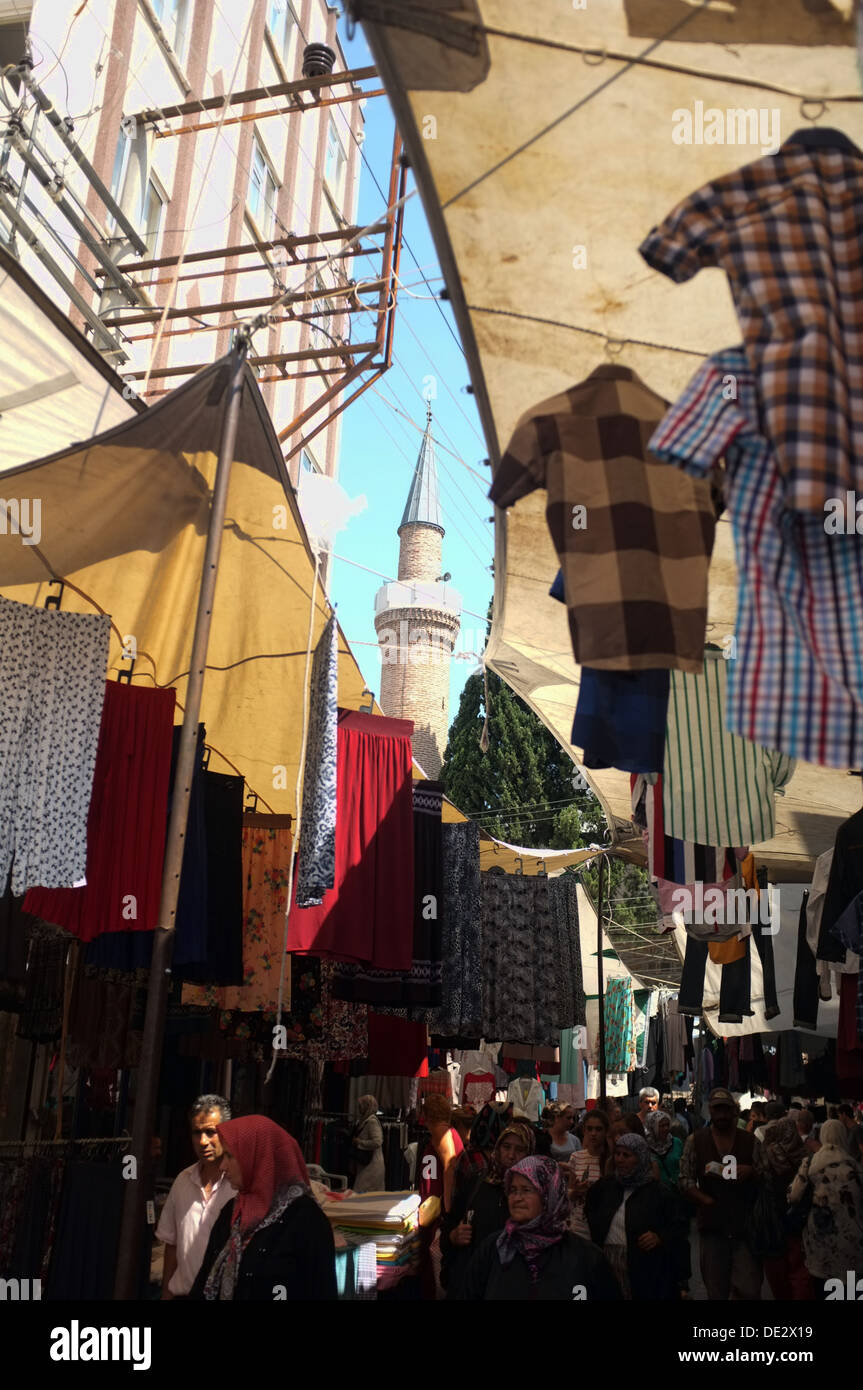 Local Turkish outdoor market Stock Photo - Alamy