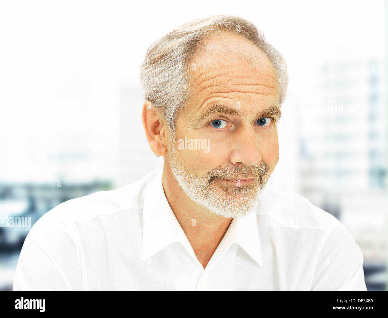 Senior, friendly expression Stock Photo - Alamy