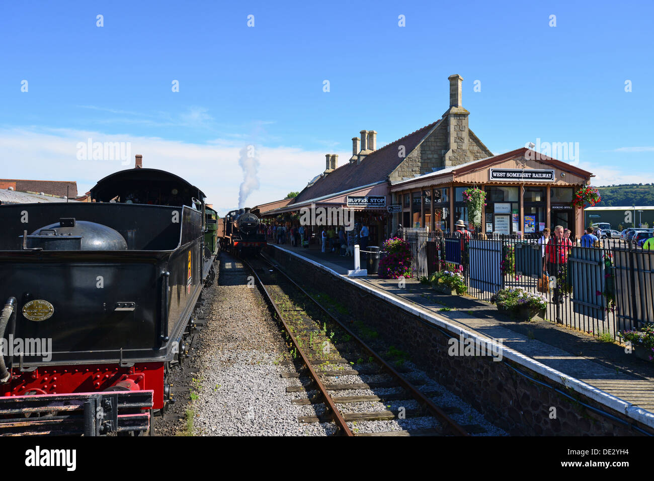 West Somerset Railway, Minehead Station, Minehead, Somerset, England, United Kingdom Stock Photo ...